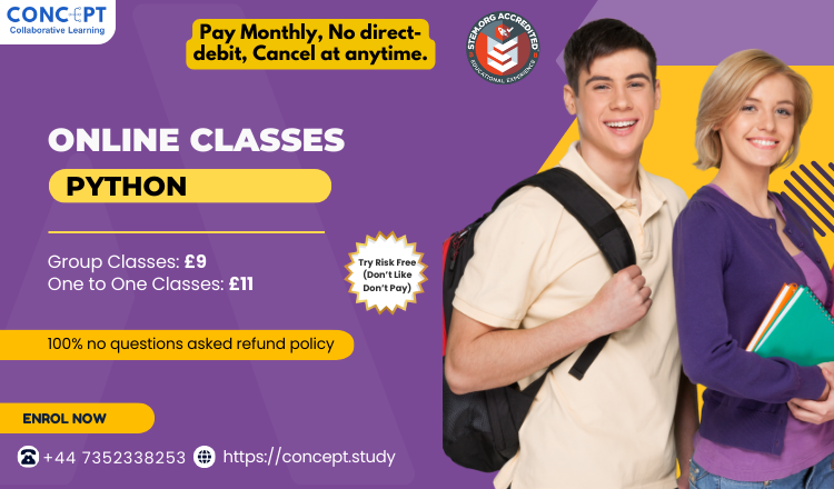 Online Python Coding Classes | Concept.Study