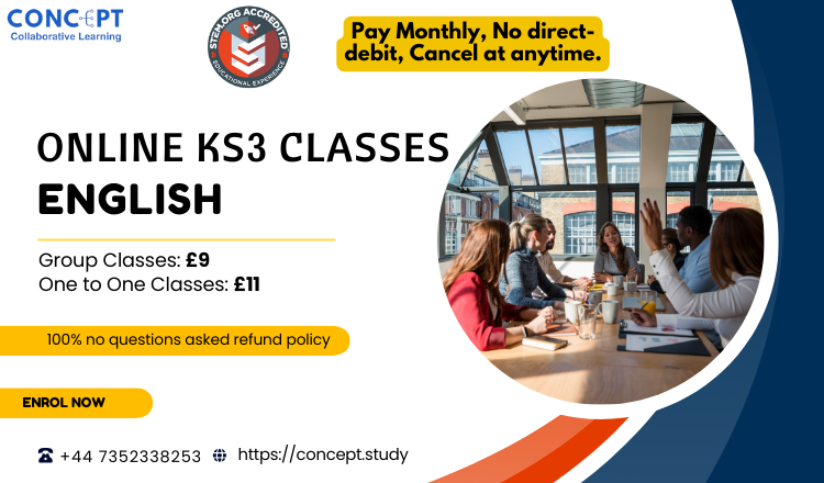Online English Classes - KS3 | Concept.Study